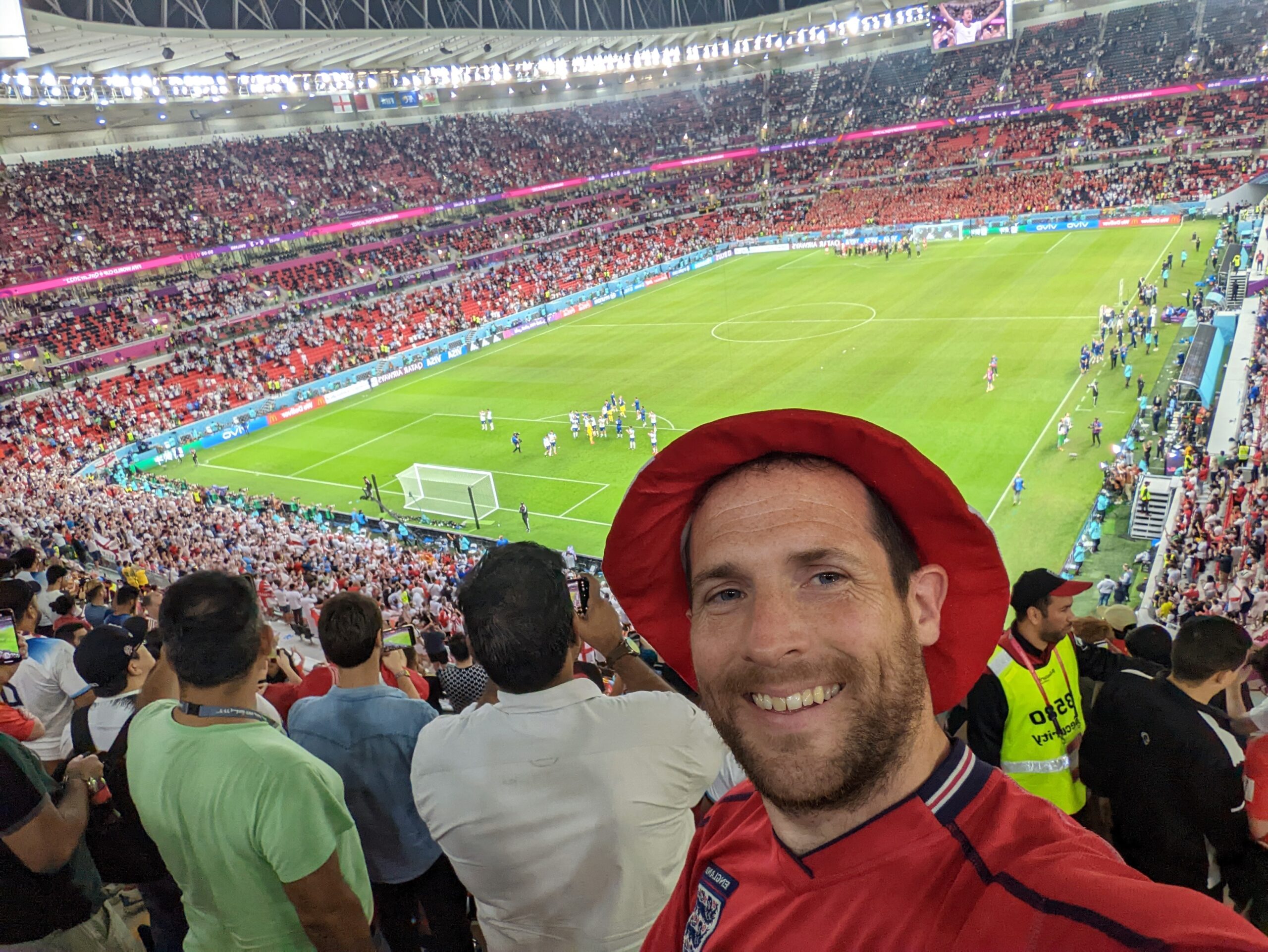 ENGLAND VS WALES - AHMED BIN ALI STADIUM - QATAR - Tino's Footy Travels